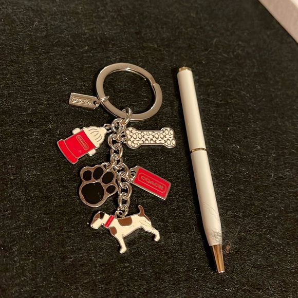 Coach | Accessories | Coach Keychain And Pen Set | Poshmark